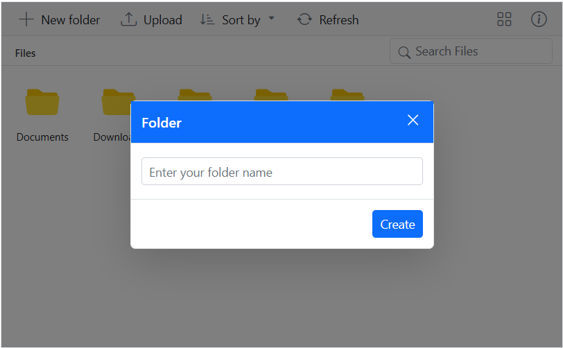 Styles And Appearance In Blazor File Manager Component Syncfusion