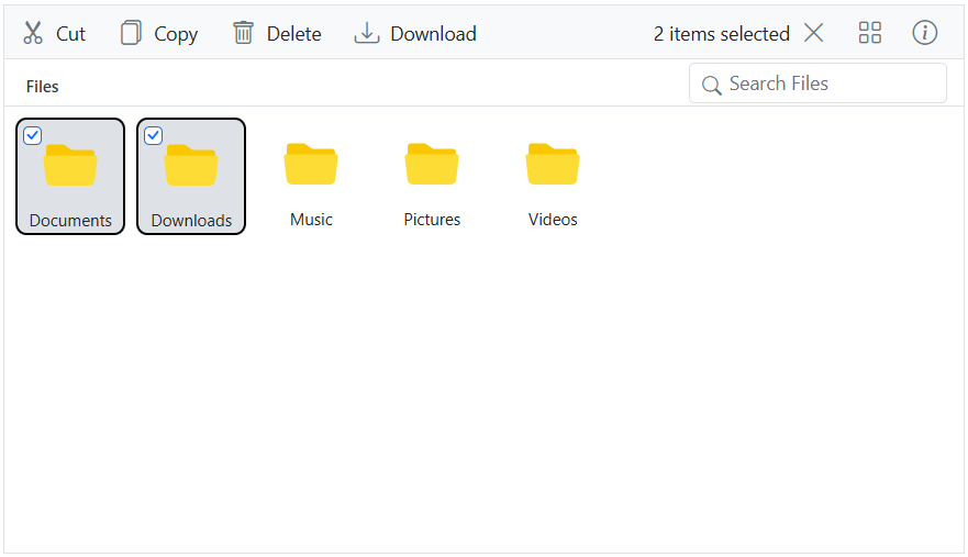 Styles And Appearance In Blazor File Manager Component Syncfusion