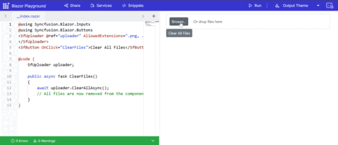 File Upload Methods in Blazor File Upload Component | Syncfusion