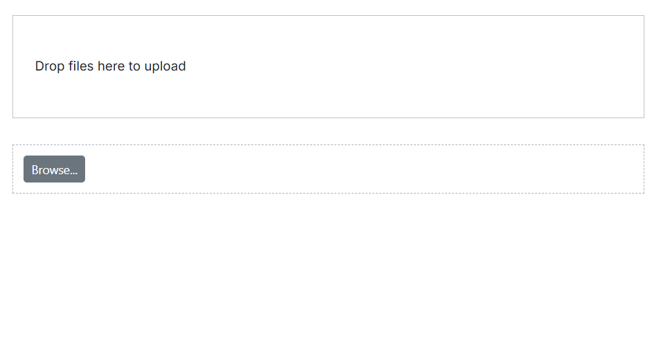 Drag and Drop in Blazor File Upload Component | Syncfusion