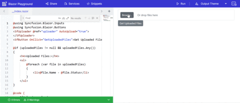 File Upload Methods in Blazor File Upload Component | Syncfusion