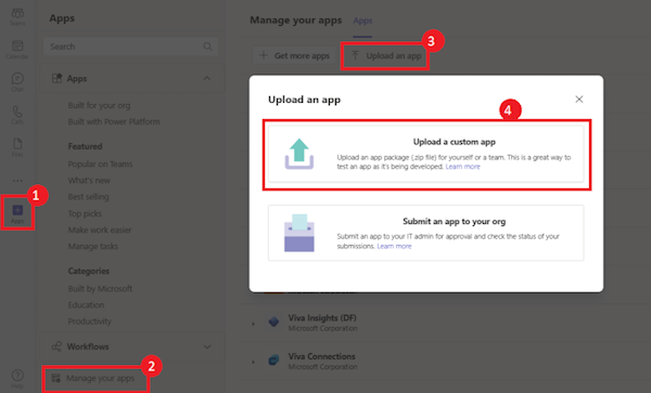 Getting Started with Microsoft Teams App in Visual Studio | Syncfusion