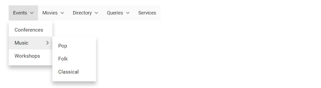 Datasource Binding And Custom Menu Bar Items In Blazor Menu Bar Component Syncfusion