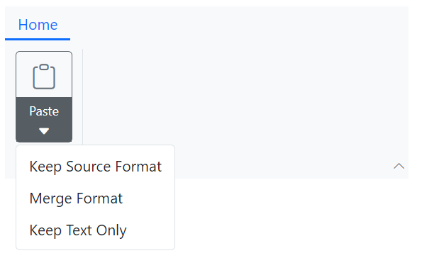 Items In Blazor Ribbon Component Syncfusion