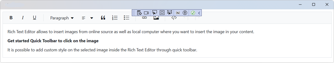 Getting Started with Rich Text Editor | Blazor MAUI App | Syncfusion