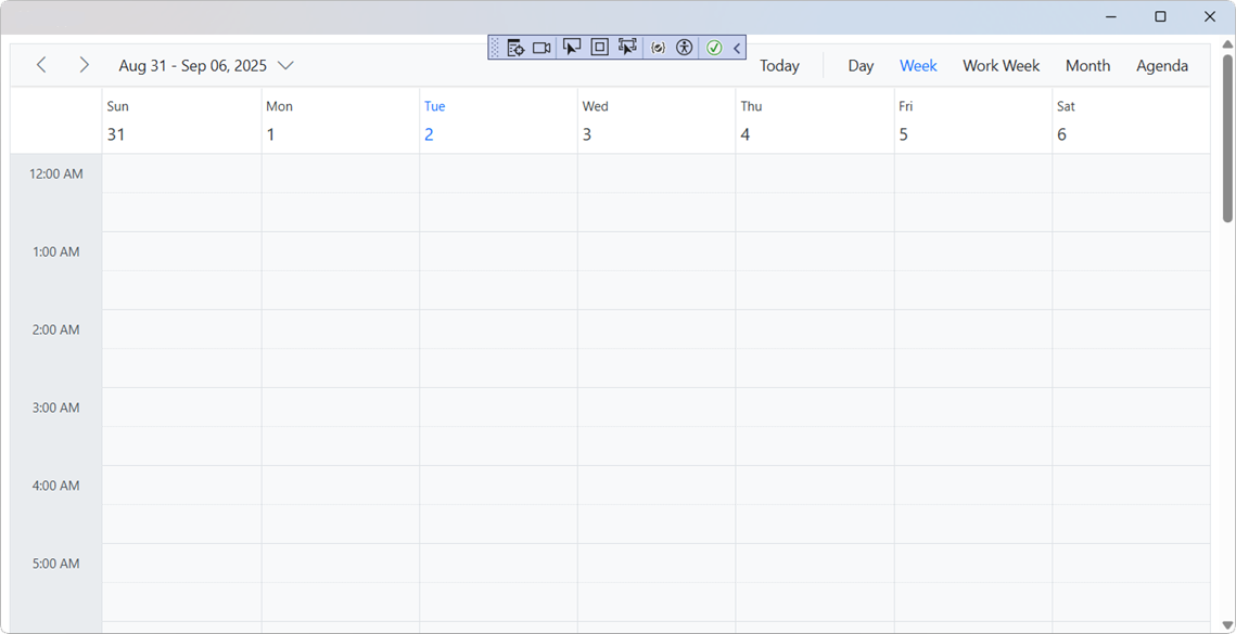 Getting Started with Schedule in Blazor MAUI App | Syncfusion